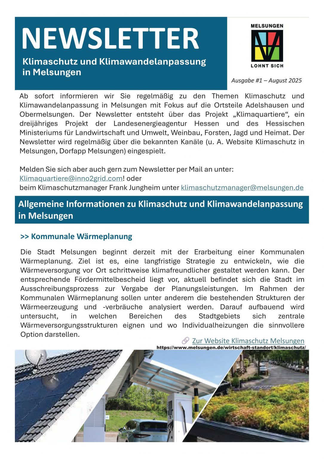 Klimaschutz - Melsungen – die Bartenwetzerstadt